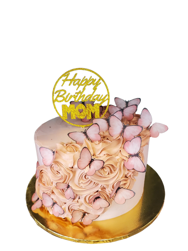 Butterflies Rosette Cake– Manan Bakery ~ Las Vegas